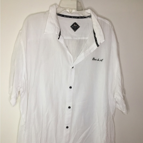 blanc du nil | Shirts | Blanc Du Nil Mens Casual White Shirt | Poshmark